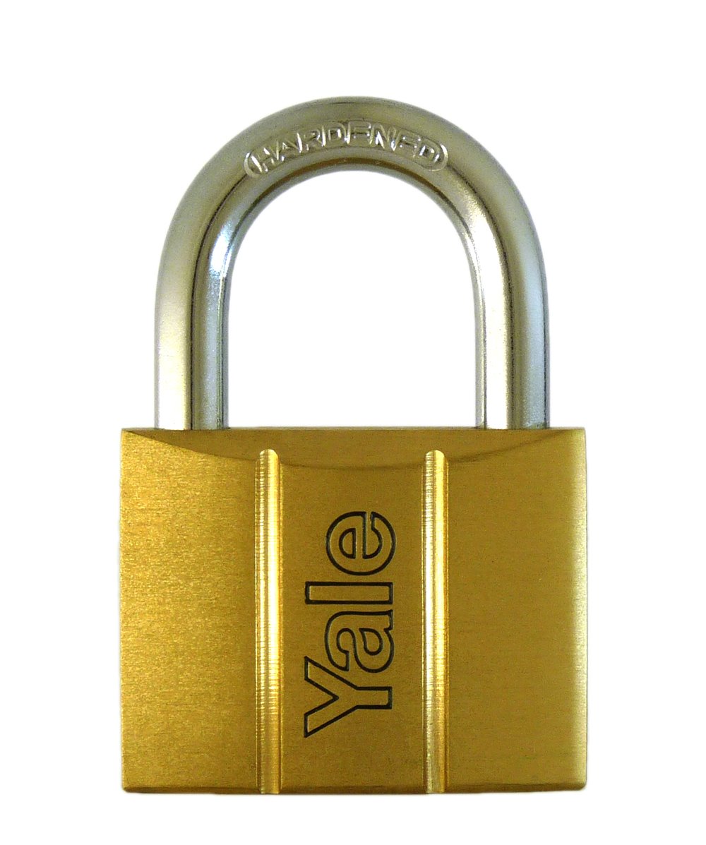 Y140/50 - Yale 140 Series Brass Padlock 50mm - Outdoor Padlocks - ASSA ...