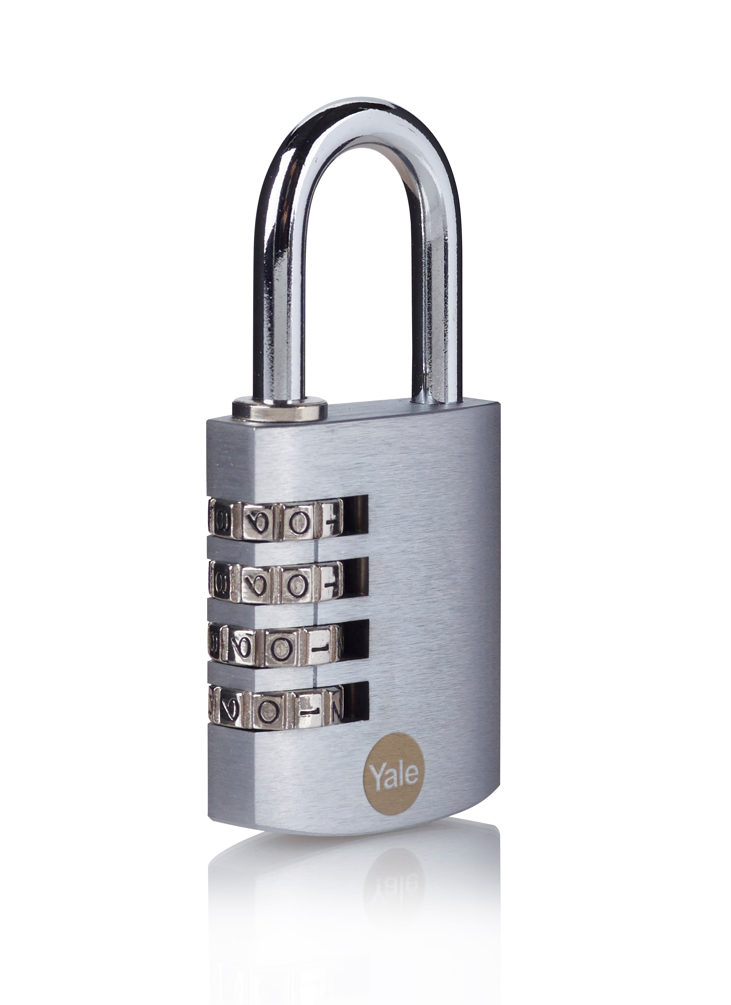 Brass Combination Chrome Plated Padlocks | Yale