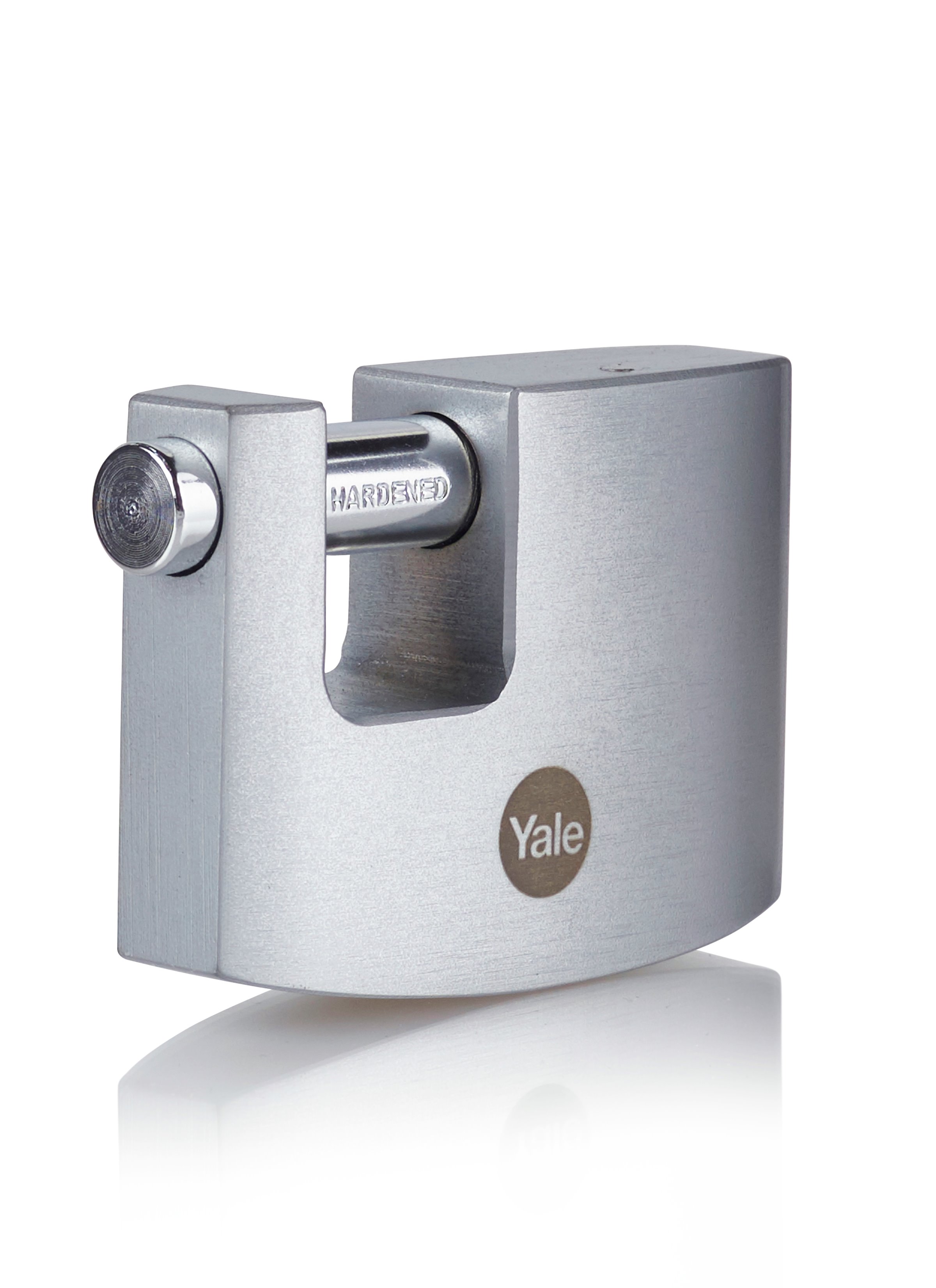 Brass Shutter Padlocks with Chrome Finish | Yale