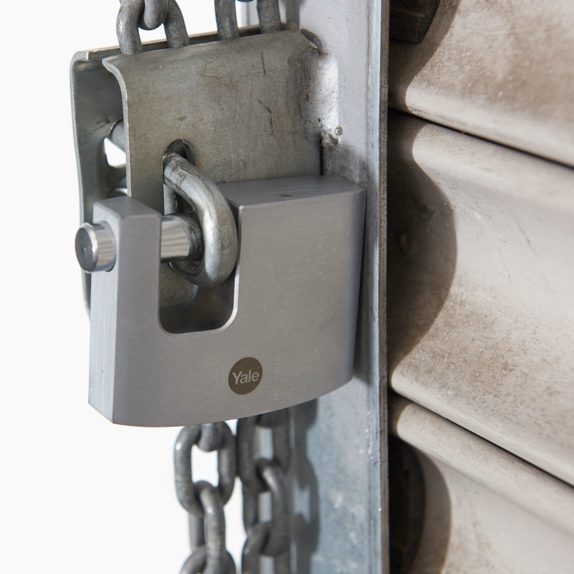 Brass Shutter Padlocks with Chrome Finish | Yale