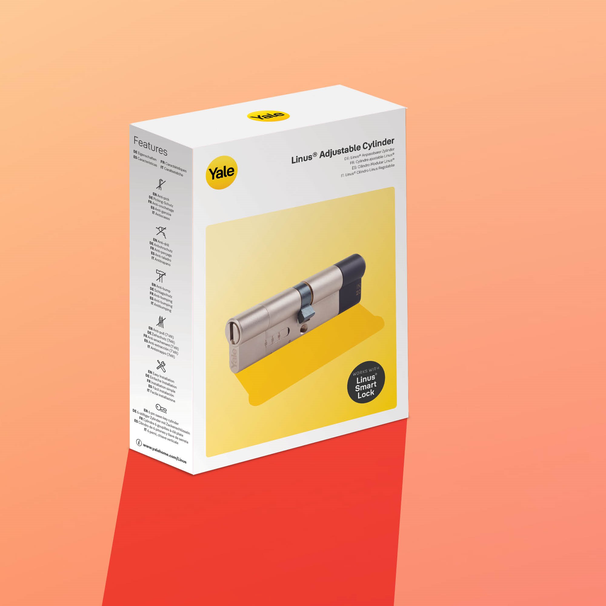 Adjustable Cylinder | Lock For Door | Indoor Lock | Smart Door Lock | Yale