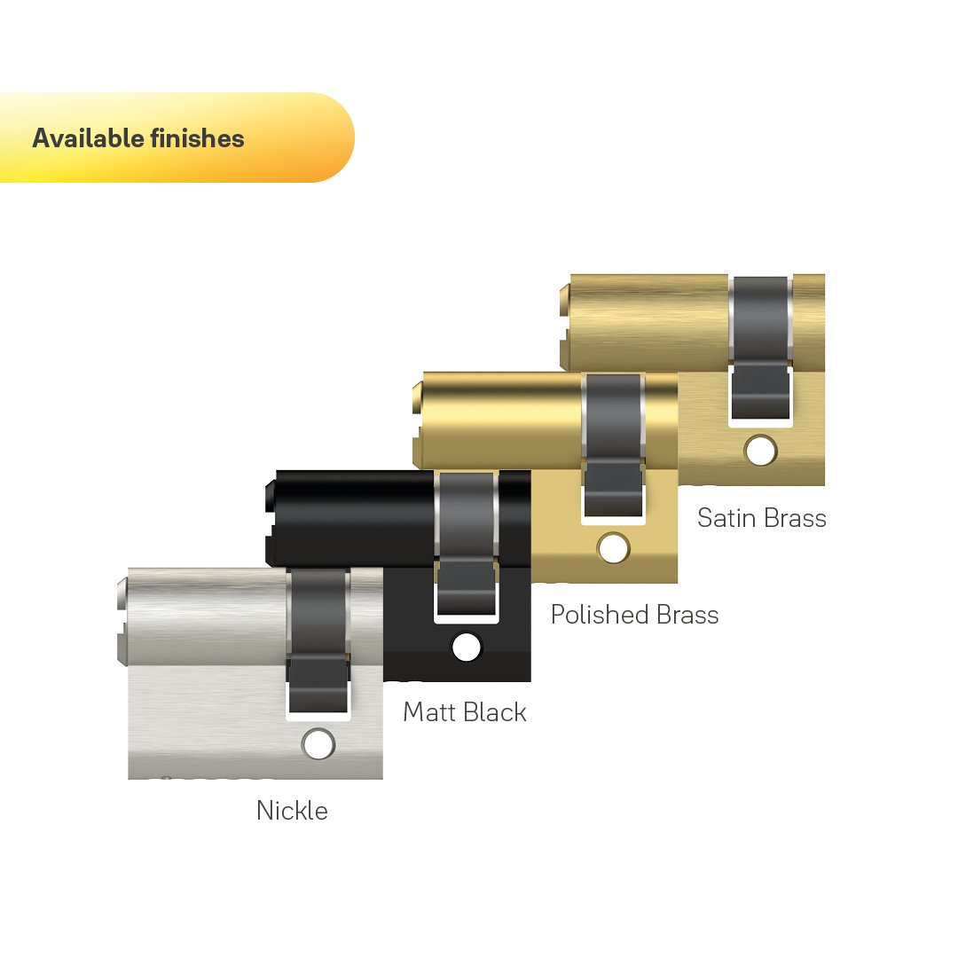 Half Euro Profile Cylinder | Yale